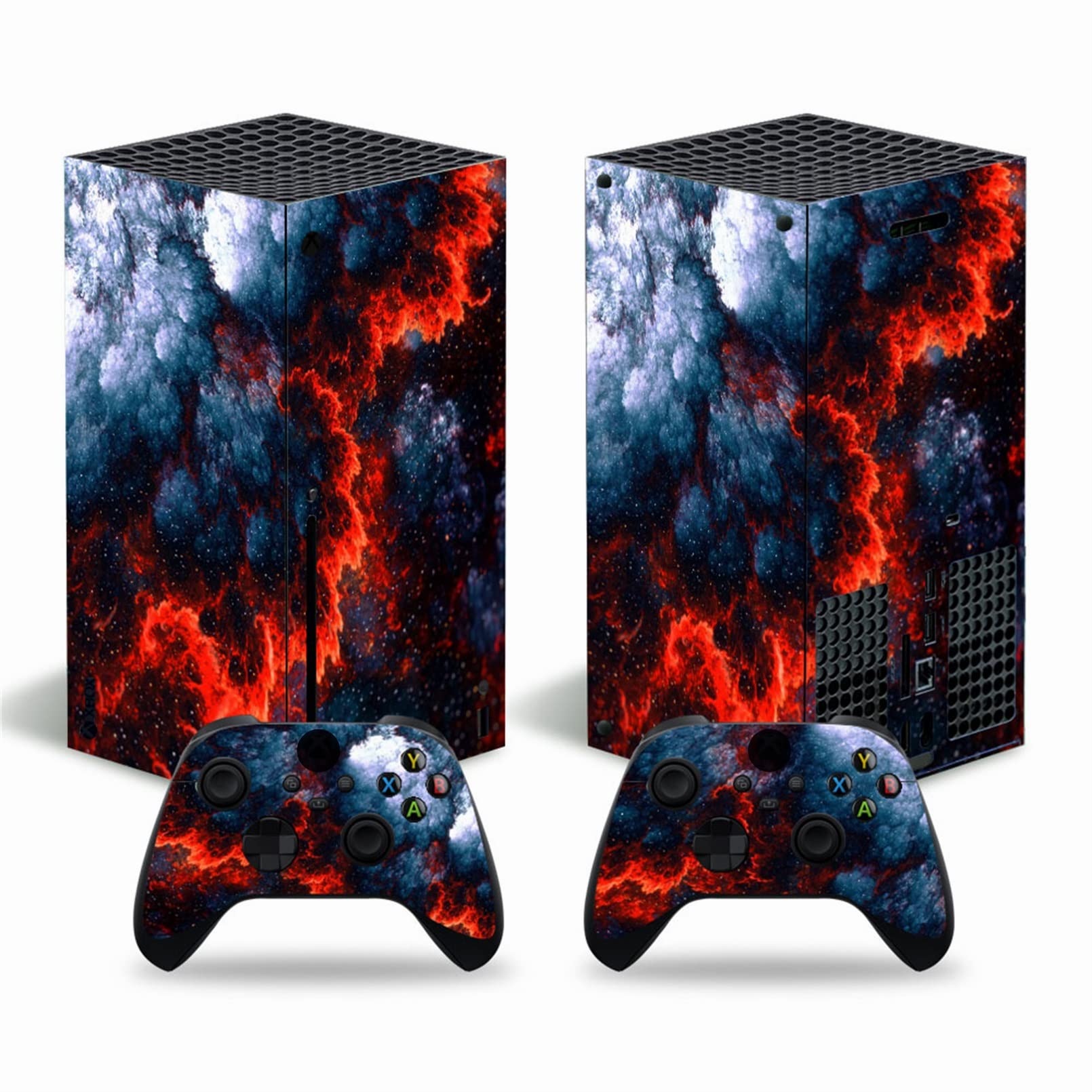 Top factory Skin Decal Protective Vinyl Skin Decal Cover for Series X Console Skins Wrap Sticker with Two Free Wireless Controller Decals 54062 Decal