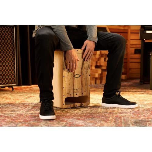 Meinl Percussion Artisan Edition Cajon with Internal Strings for Snare Effect and Forward Facing Ports, Limba/Baltic Birch β Made in Spain β Cantina Line, 2-Year Warranty (AECLLI)