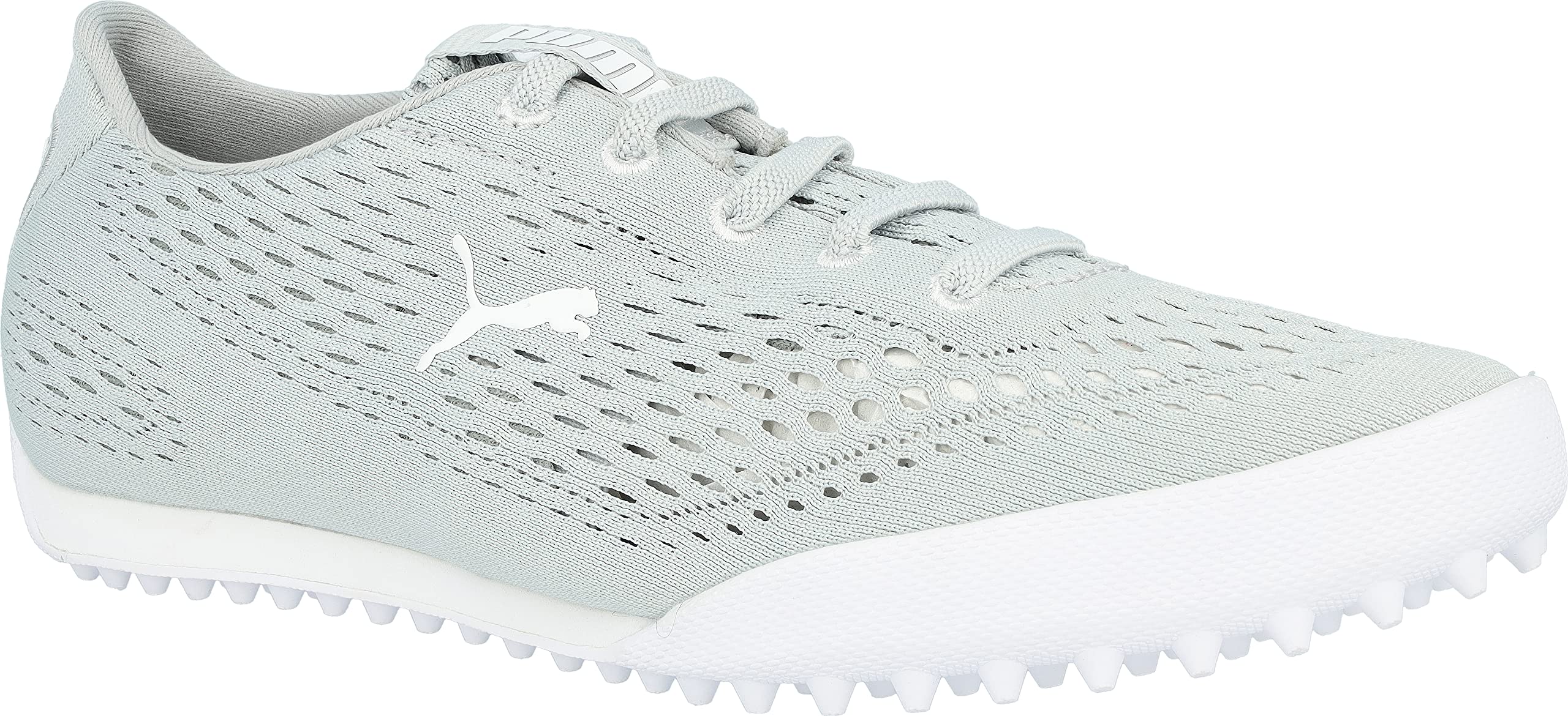 PUMA Women's Monolite Fusion Slip-On Golf Shoe, High-Rise White, 7.5