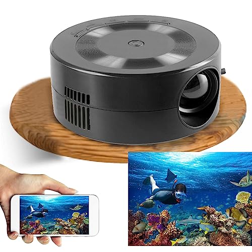 Mini Projector, Portable 1080P HD Projector, Indoor Outdoor Home Movie LED Video Projector, WIFI Movie Projector With USB HDMI Port And Remote Control