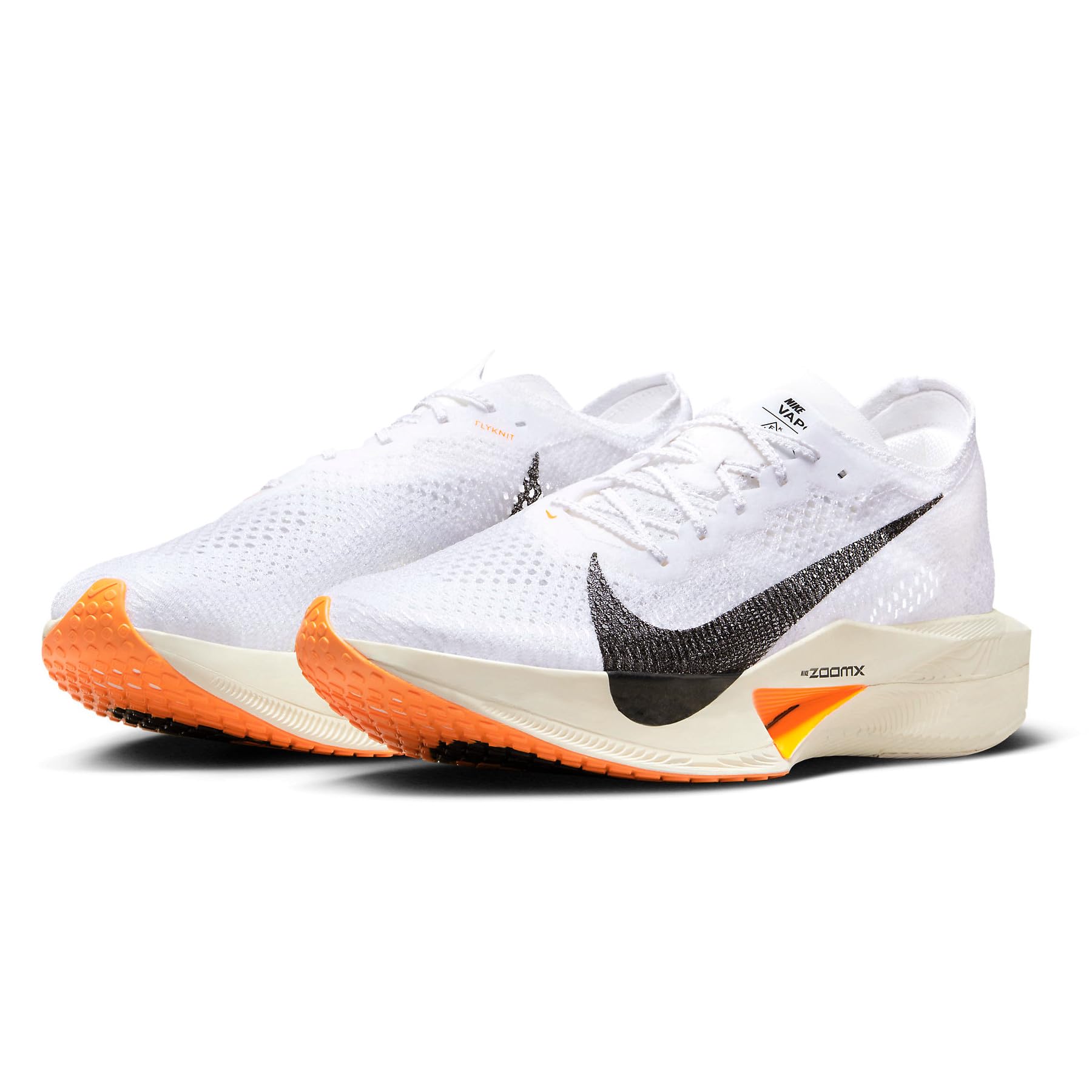 Nike Women's ZoomX VaporFly 3 Road Racing Shoes (10 US, White/Black/Phantom)