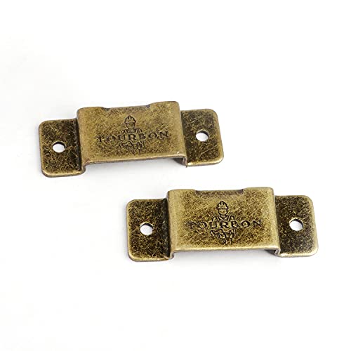 TOURBON Heavy Duty 2 Pieces Metal Tape Measure Holder Clip