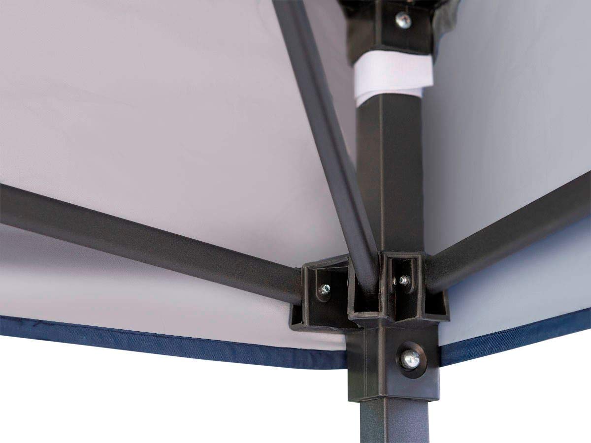 Monoprice 10 x 10 Feet Pop Up Canopy - Navy Blue, 500D Polyester Canopy Cover, UPF50+, Waterproof, for Backyard BBQs, Camping, Tailgate, Sporting Events, Beach - Pure Outdoor Collection, Large