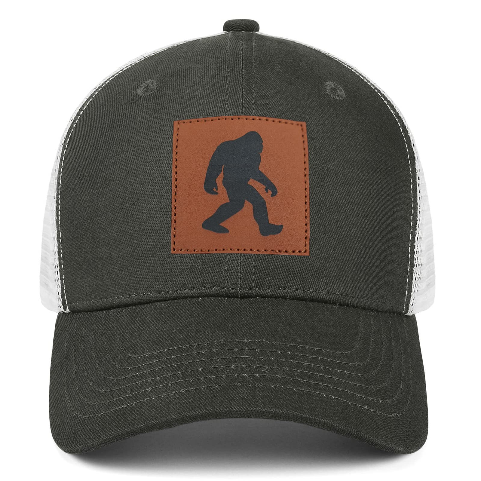 Simocked Bigfoot Hat Sasquatch Trucker Hat Big Foot Gifts Sasquatch Bigfoot Gifts Mesh Snapback Hat for Men