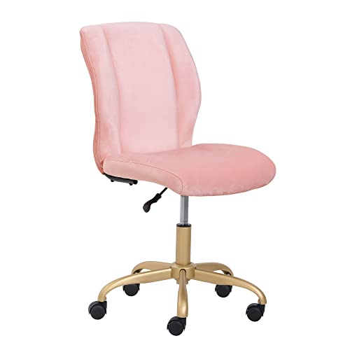 ZHAOLEI Adjustable Swivel Task Chair Plush Velvet Office Chair