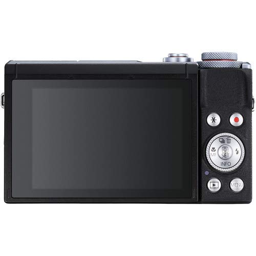 PowerShot G7 X Mark III 20.1MP 4K Digital Camera with 4.2X Optical Zoom Lens 24-100mm f/1.8-2.8 Silver + 16GB Memory Card Sunshine Kit