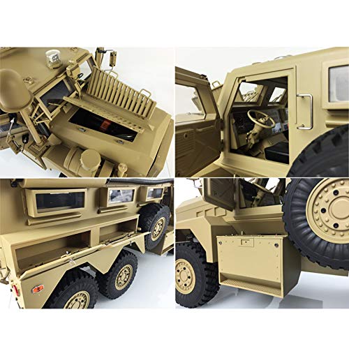 TOUCAN RC HOBBY 1/12 6 * 6 Rc Cougar 6X6 Mrap Vehicle 16Ch Radio Explosion Proof Car Esc Motor