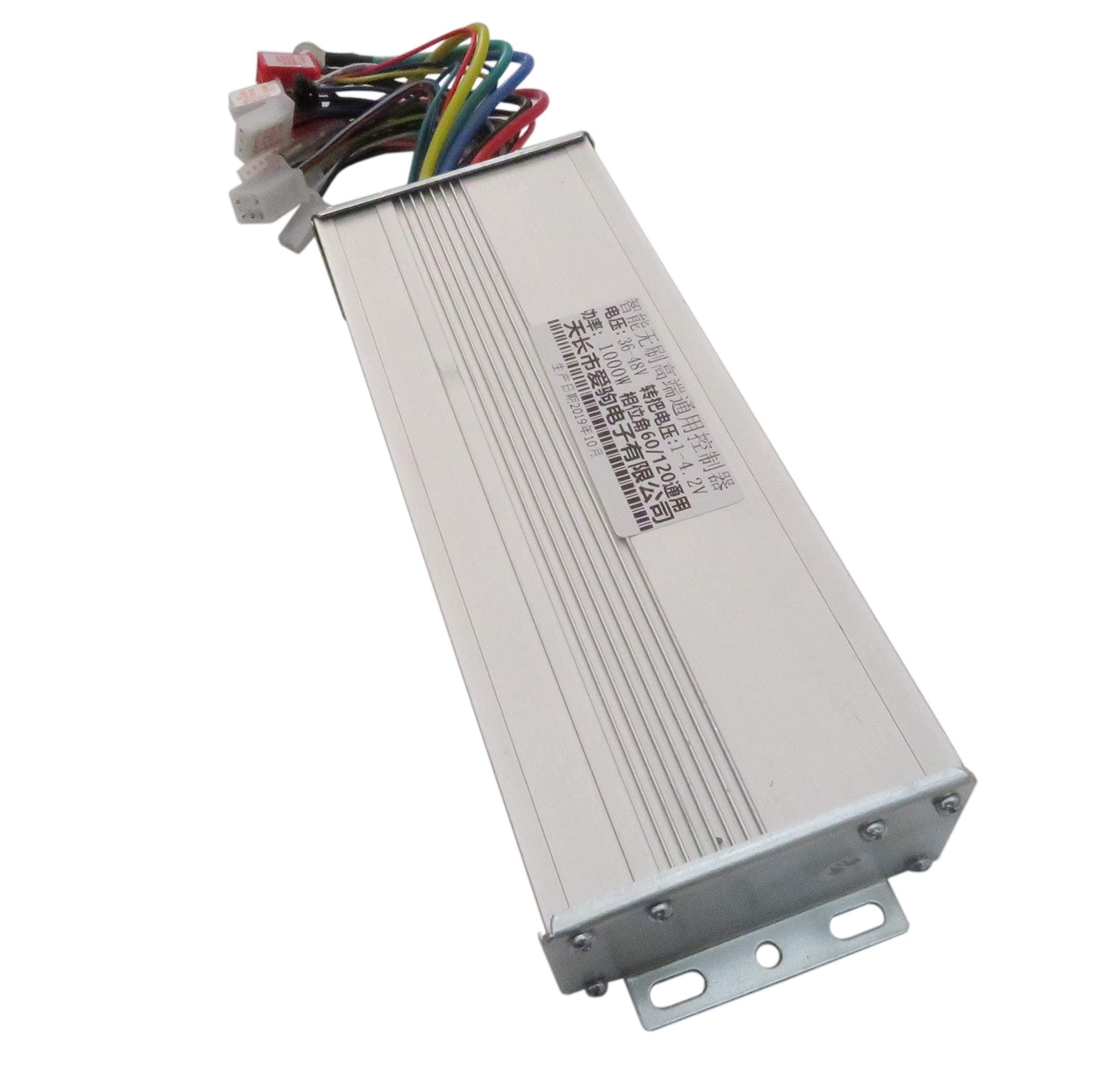 MonsterKing 36V/48V 1000W Brushless Controller Electric Bike Brushless Motor Controller for E-Bike Scooter Electric Skateboard
