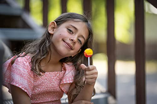 Lollipops Individually Wrapped Bulk - 5 lb. Assorted Candy Flavors of Mixed Fruit Suckers - Includes Lollipop Candy, Fine Swirl Lollipops for Kids & Adults in Businesses & Schools