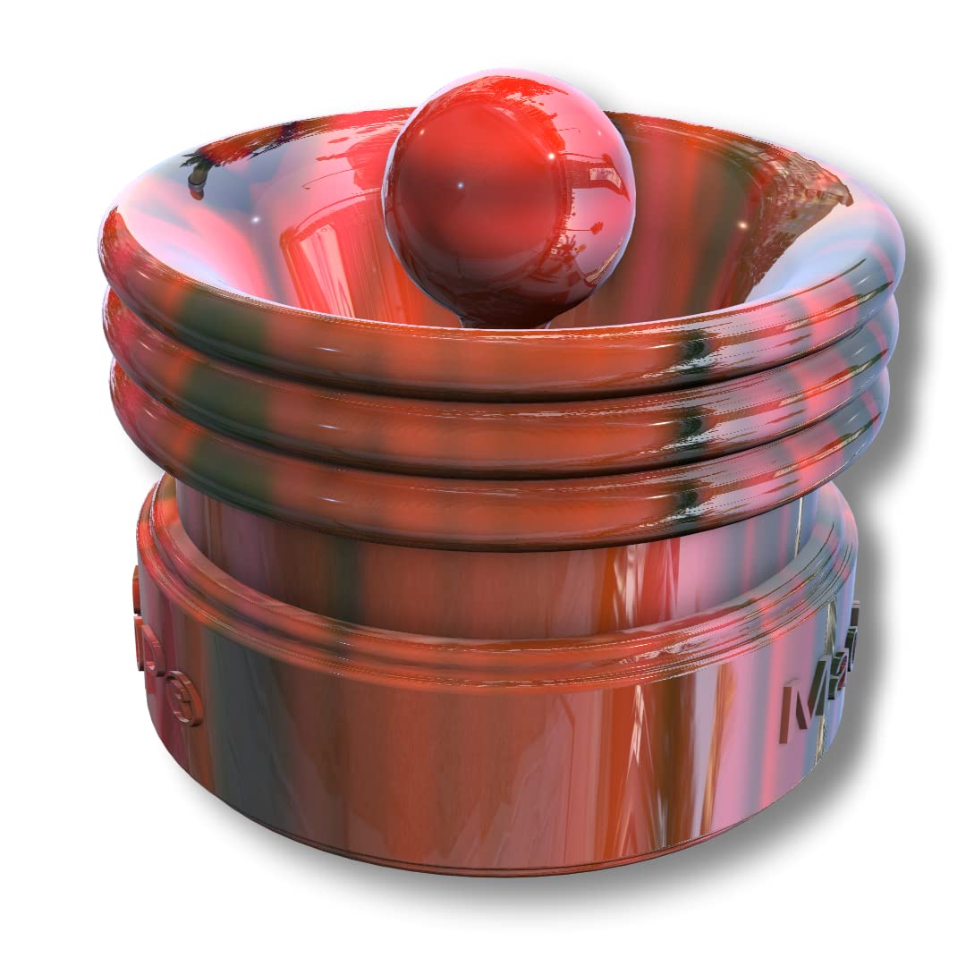 StudPoP Original Magnetic Stud Finder. Swirl. Finds Metal Fasteners Holding The Wall to The Studs. 1" diam Moving Magnet Gives an Audible Click and a Visual Movement When Fastener is Found.