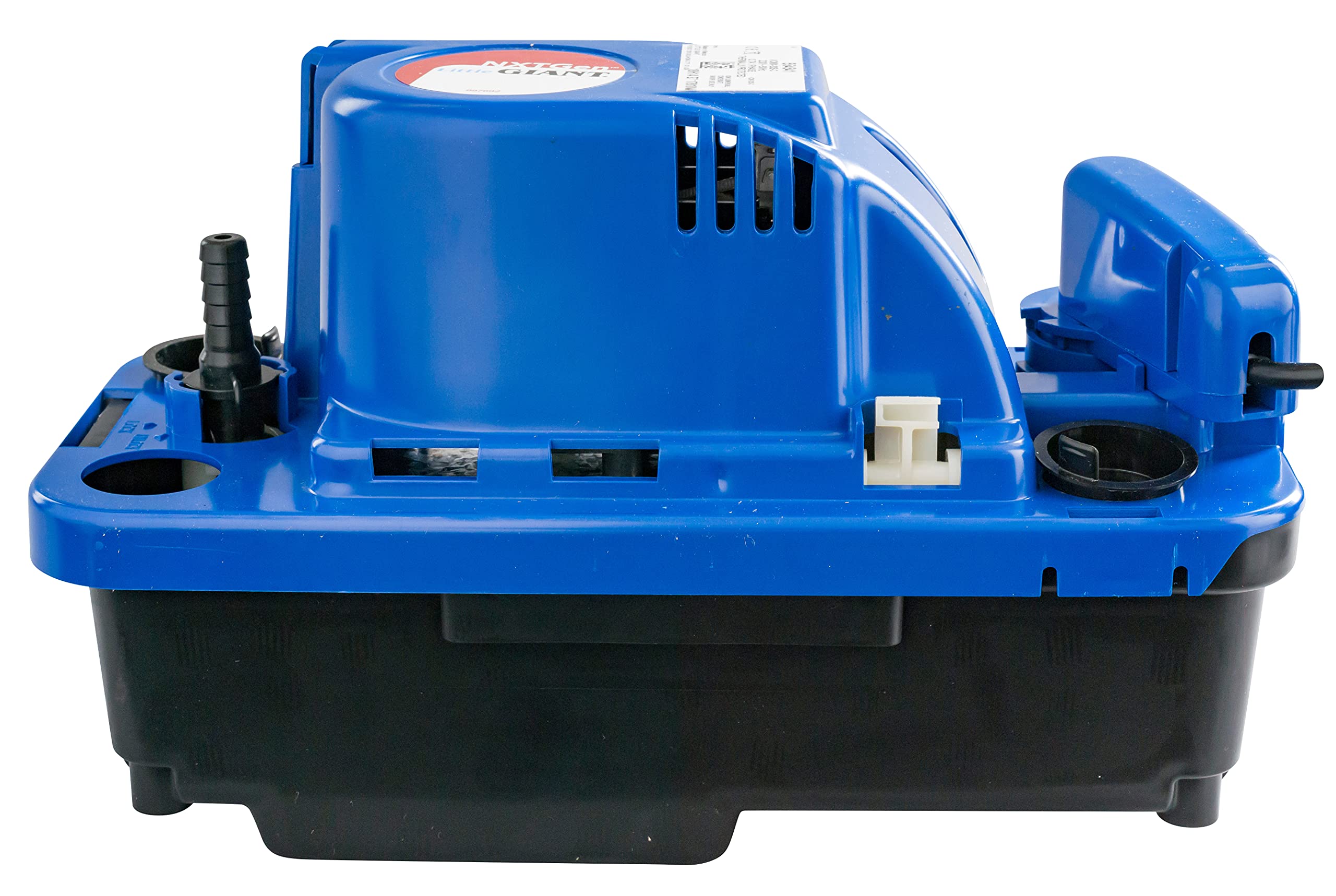 Little Giant 554542, VCMX-20ULS-C 115 Volt, 1/30 HP, 84 GPH, Automatic Condensate Removal Pump, 6-Ft. Power Cord, Safety Switch, Anti-Sweat Sleeve, Blue