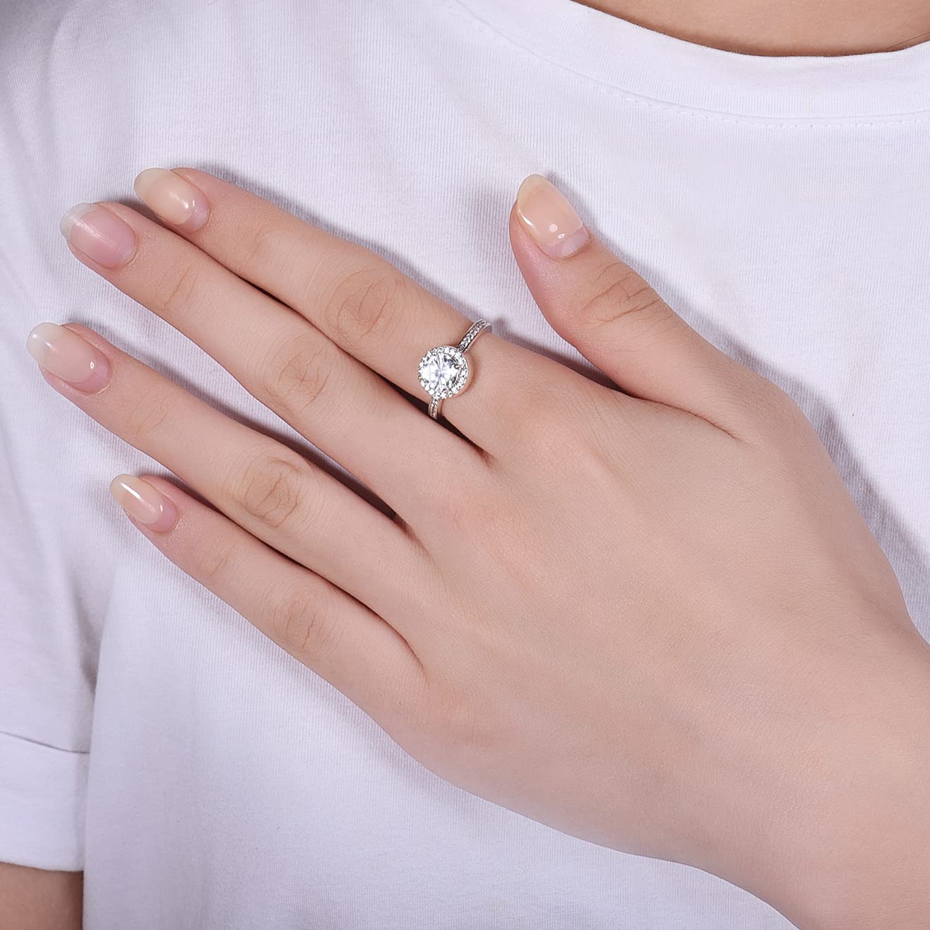Sterling Silver Urn Ring for Ashes Cremation Memorial Keepsake Ring with Cubic Zirconia Bereavement Keepsake Jewelry for Ashes of Loved Ones for Women (5)