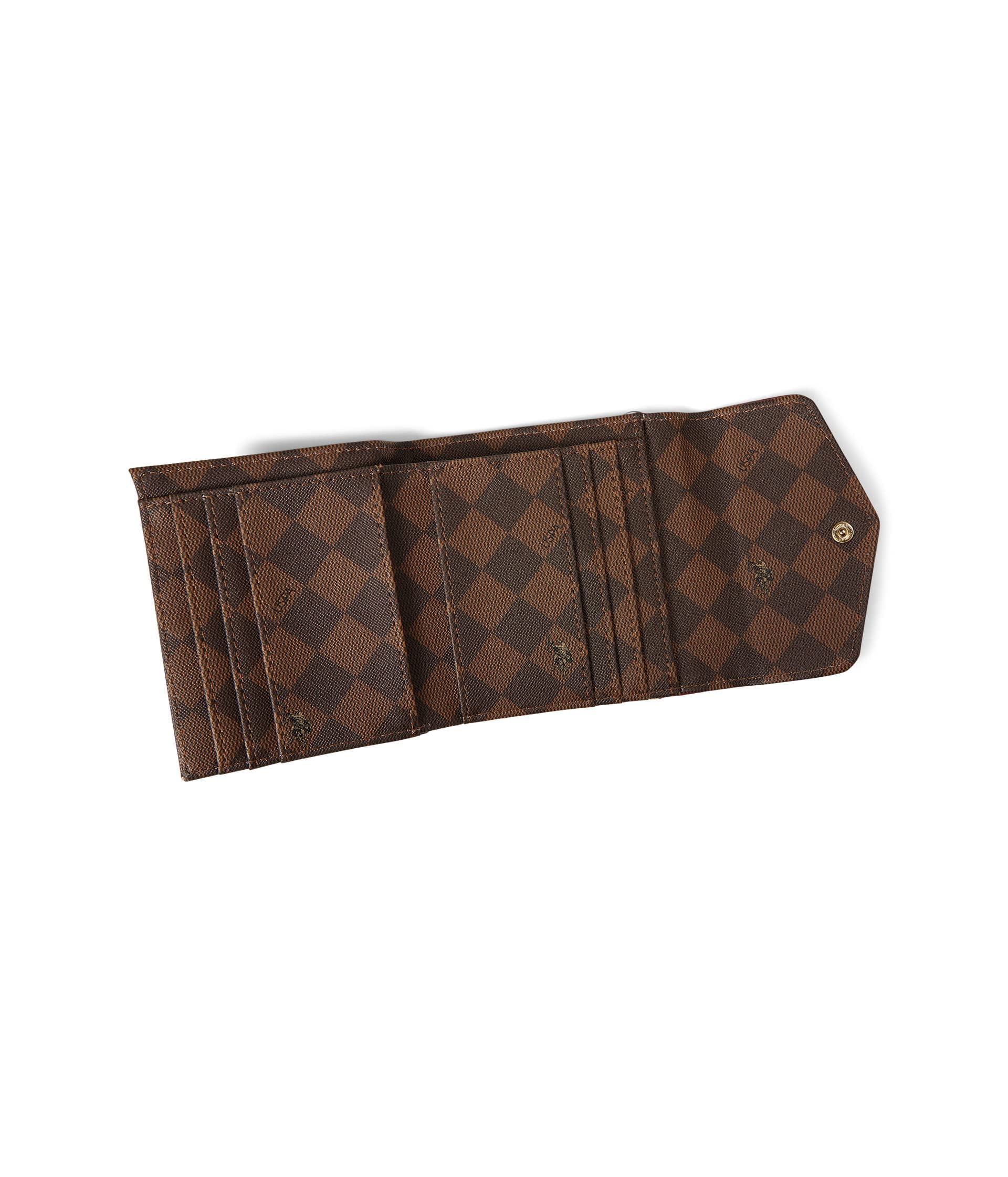 U.S. POLO ASSN. Small Flap Wallet Brown One Size
