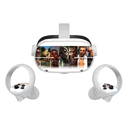 Oculus Quest II Accessories Skins Guner Cry VR Headset and Controller Decal Sticker Protective