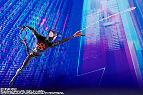 TAMASHII NATIONS - Spider-Man: Across The Spider-Verse - Spider-Man (Miles Morales) (Spider-Man: Across The Spider-Verse), Bandai Spirits S.H.Figuarts Action Figure