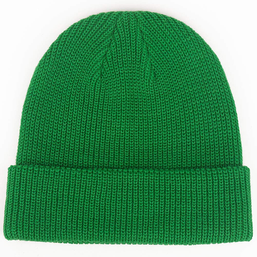 MaxNova Men's Slouchy Beanie Hat Winter Warm (Kelly green)