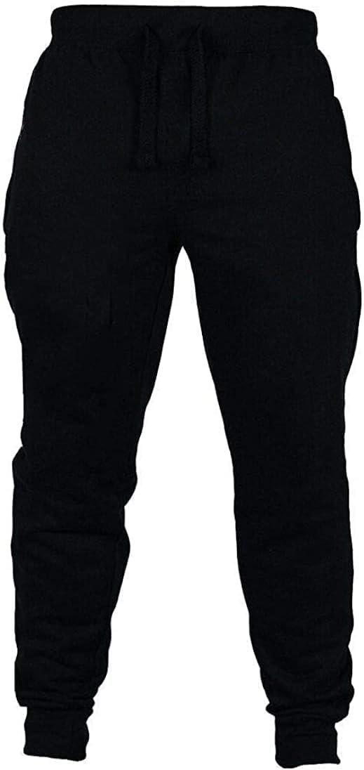 SIMZRA Youth Tracksuit Pullover Hoodie Jogging Pants Set 2 Pieces Sweatsuit for Boys Girls, Black, M