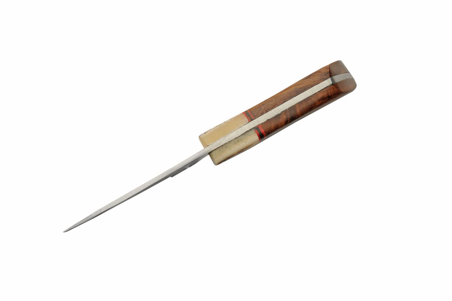 Little Stag Bone/Wood Handle 5.75″ Stainless Steel Hunting Knife