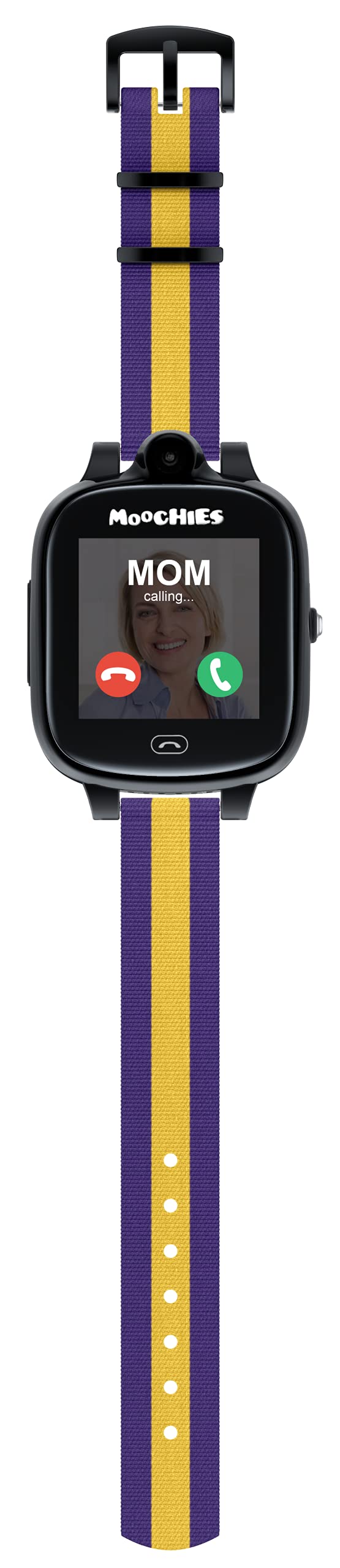 Moochies Swappable Straps Phone for Kids (Purple & Yellow)