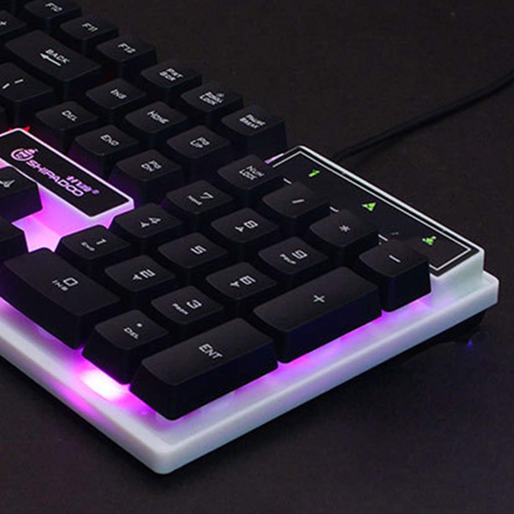 unband User Gaming Keyboard with LED Lighting Mechanical Keyboard for Computer Laptop Gaming DeviceAccessories
