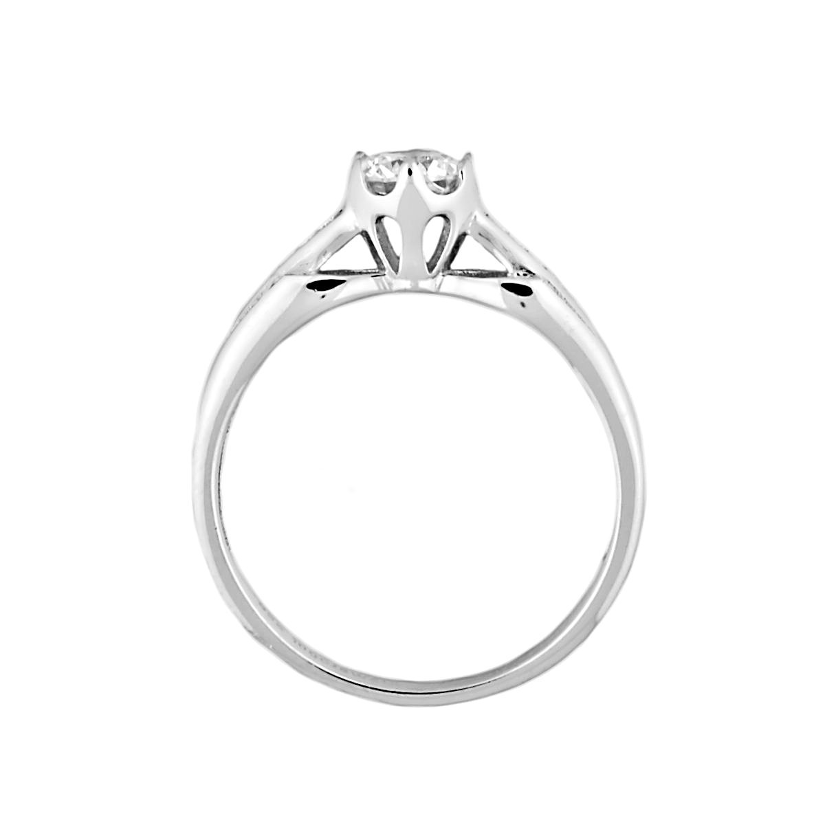 Lilly: 0.96ct Brilliant-cut Russian Ice on Fire CZ Promise Engagement Ring 925 Silver, 3193 sz 6.0