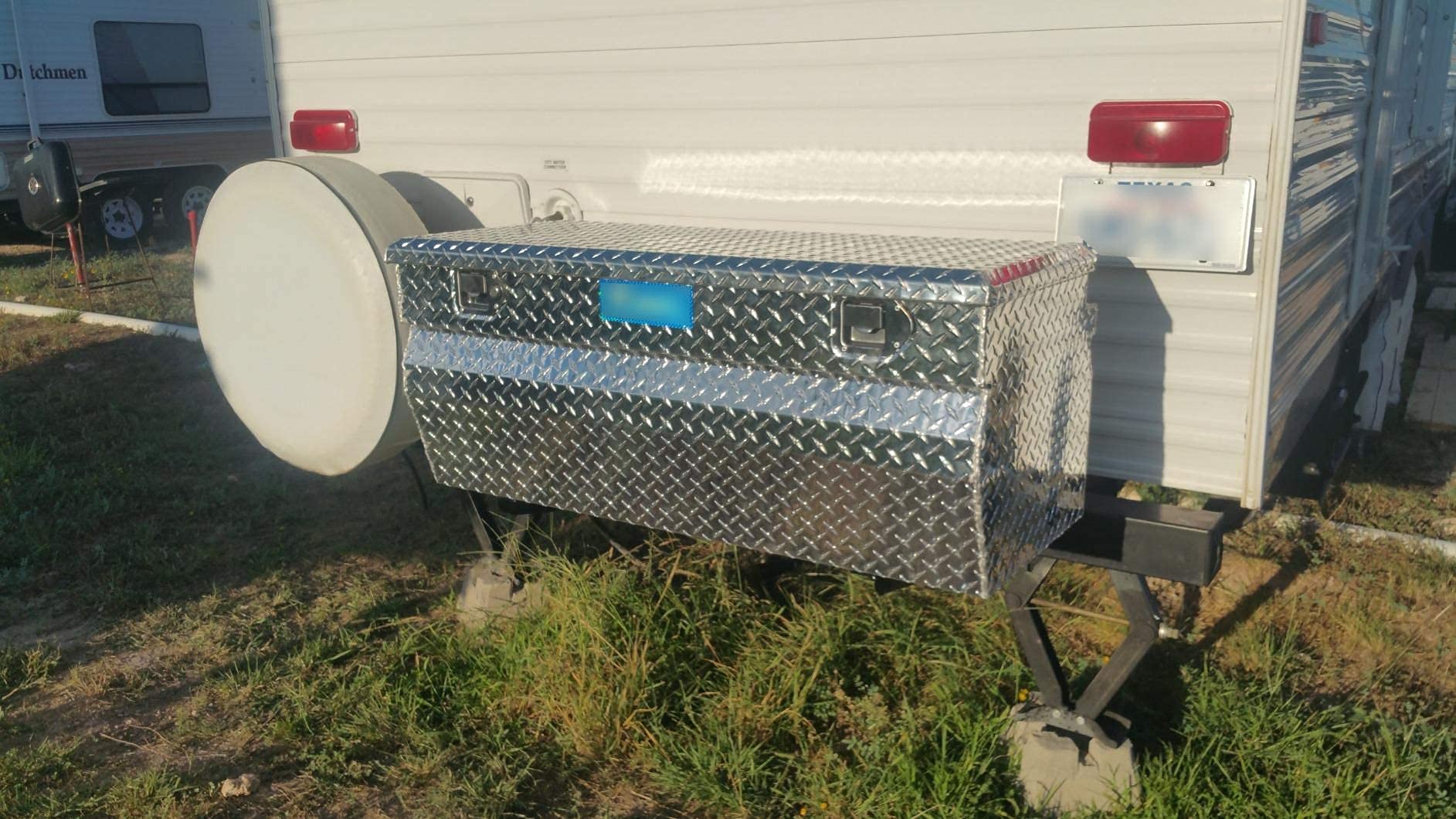 Mount-n-Lock GennyGo RevX2 RV Bumper-Mounted Cargo Box and Tray Supports (Steel)