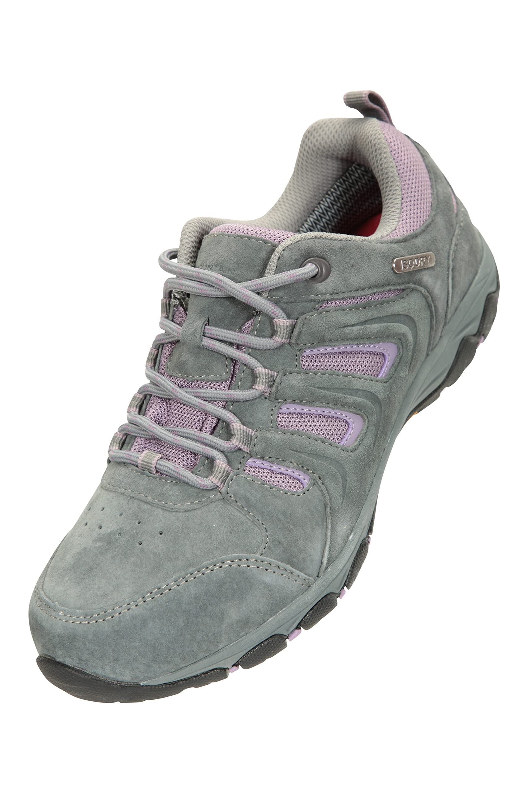 Mountain Warehouse Aspect Womens Waterproof IsoGrip Shoes Grey Womens Shoe Size 8 US