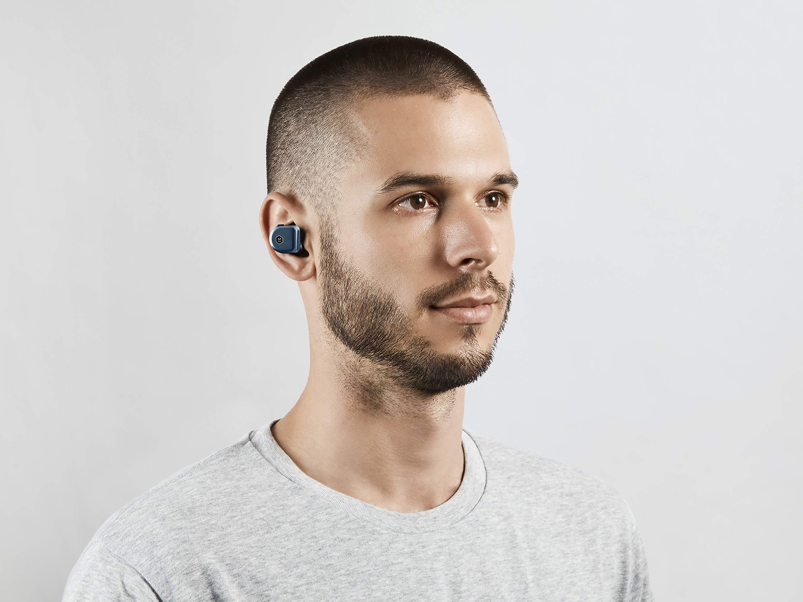 Master and Dynamic MW07 Plus True Wireless Earphones - Steel Blue