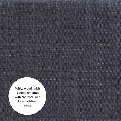 Linon Lucy Charcoal Nook
