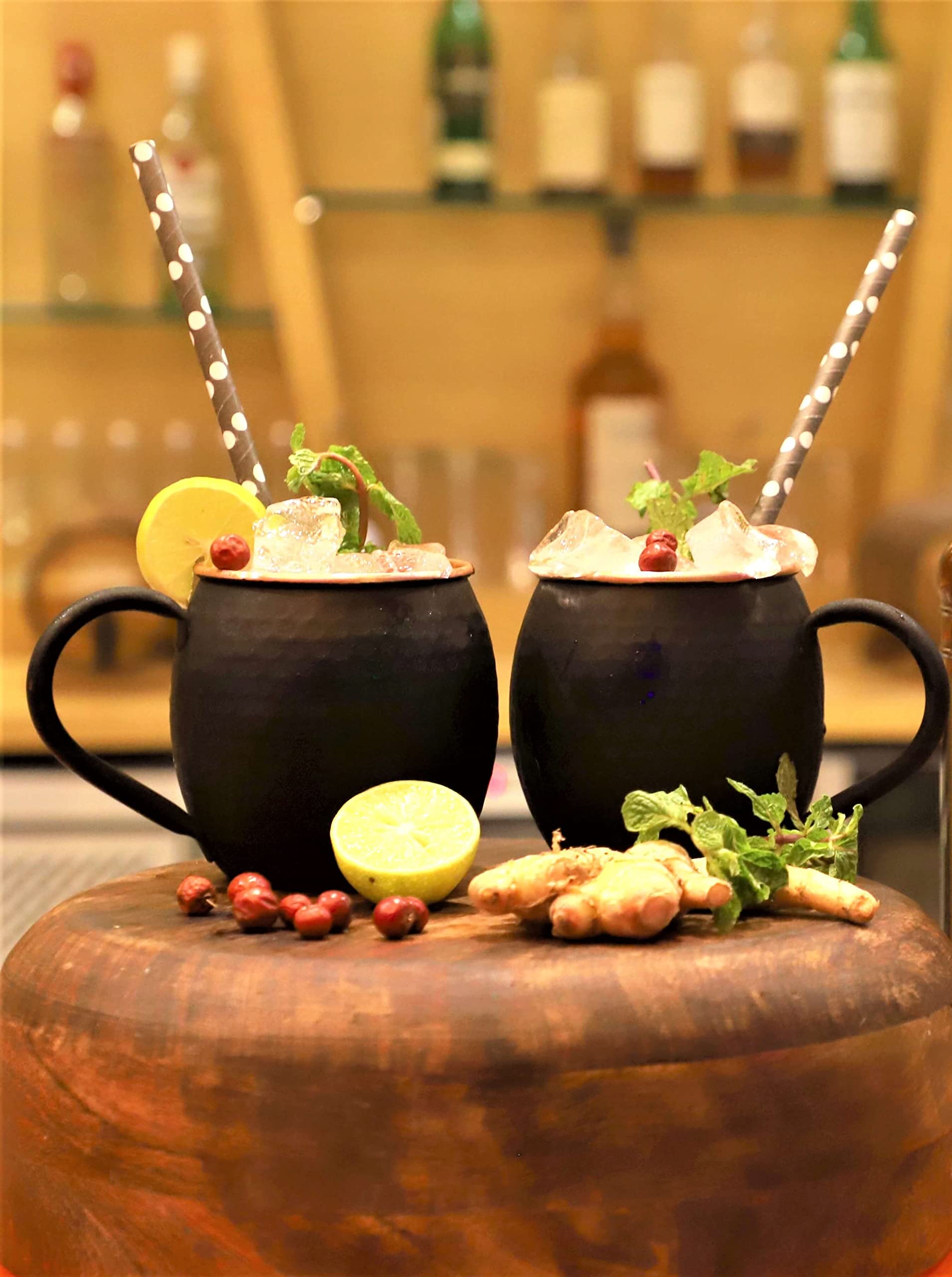 Staglife Black Matte Moscow Mule Copper Mugs, 16 Oz [Set of 2] Black Moscow Mule Copper Mugs, 16 Oz [Set of 2]