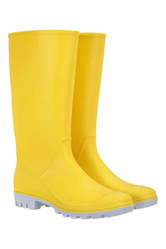 Mountain Warehouse Splash Womens Rain Boots Yellow Womens Shoe Size 9 US