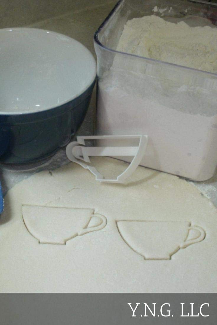 TEA TIME CUP POT HANGING NAME TAG BEVERAGE SET OF 3 COOKIE CUTTER USA MADE PR1178