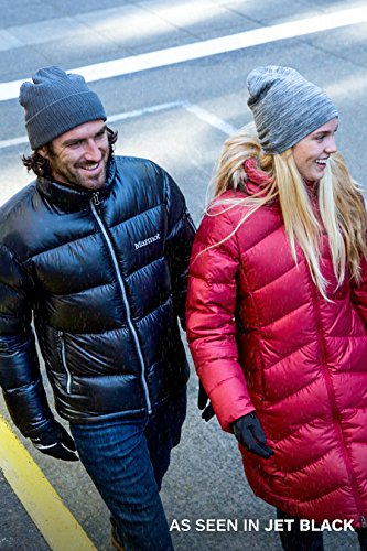 Marmot Men's Stockholm Down Puffer Jacket, Fill Power 700, Jet Black, Medium