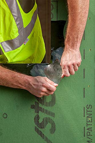 ZIP System Stretch Tape | 6 inches x 75 feet | Self-Adhesive | Weather-Resistant | Flexible Flashing Tape