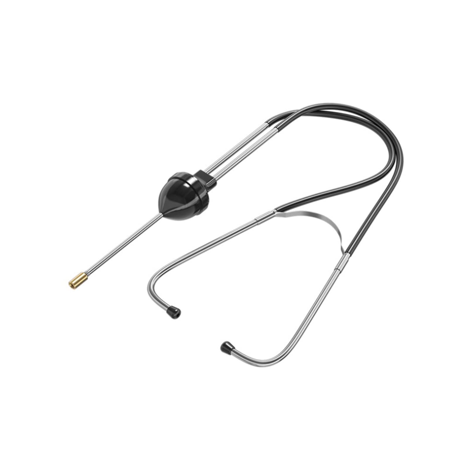 WDONAY 1 Pcs Stainless Steel Mechanical Stethoscope Engine Diagnostic Sensitive Hearing Tool Car Abnormal Noise Diagnosis Tool - Black