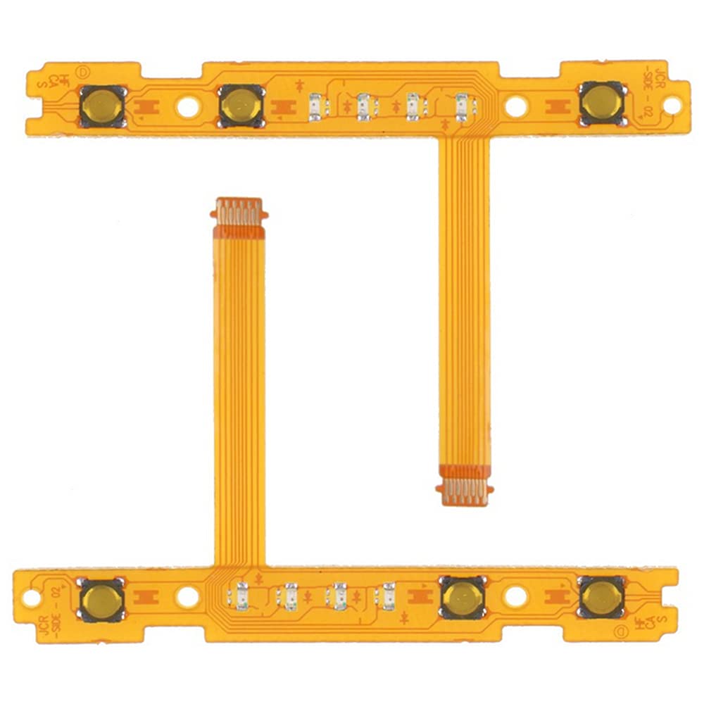 MMOBIEL 2 Pcs SL and SR Button Key Ribbon Flex Cable Compatible with Nintendo Switch joy-Con Controller Incl. Y-Screwdriver