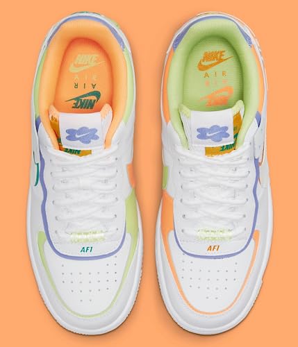 Nike W Air Force 1 Shadow - W/Peach-Lime (DX3718-100)_6