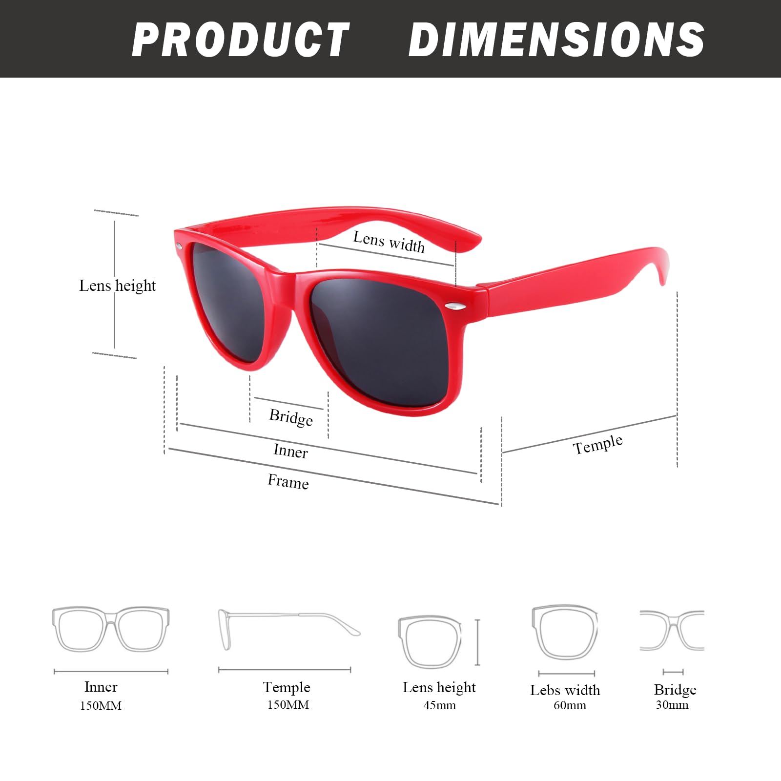 TengTong Vintage Sunglasses for Women Men Classic Retro Designer Style
