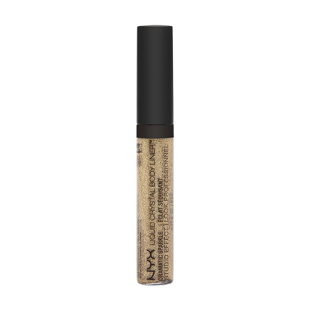 NYX Professional Makeup Liquid Crystal Liner, Crystal Champagne, 0.17 Ounce