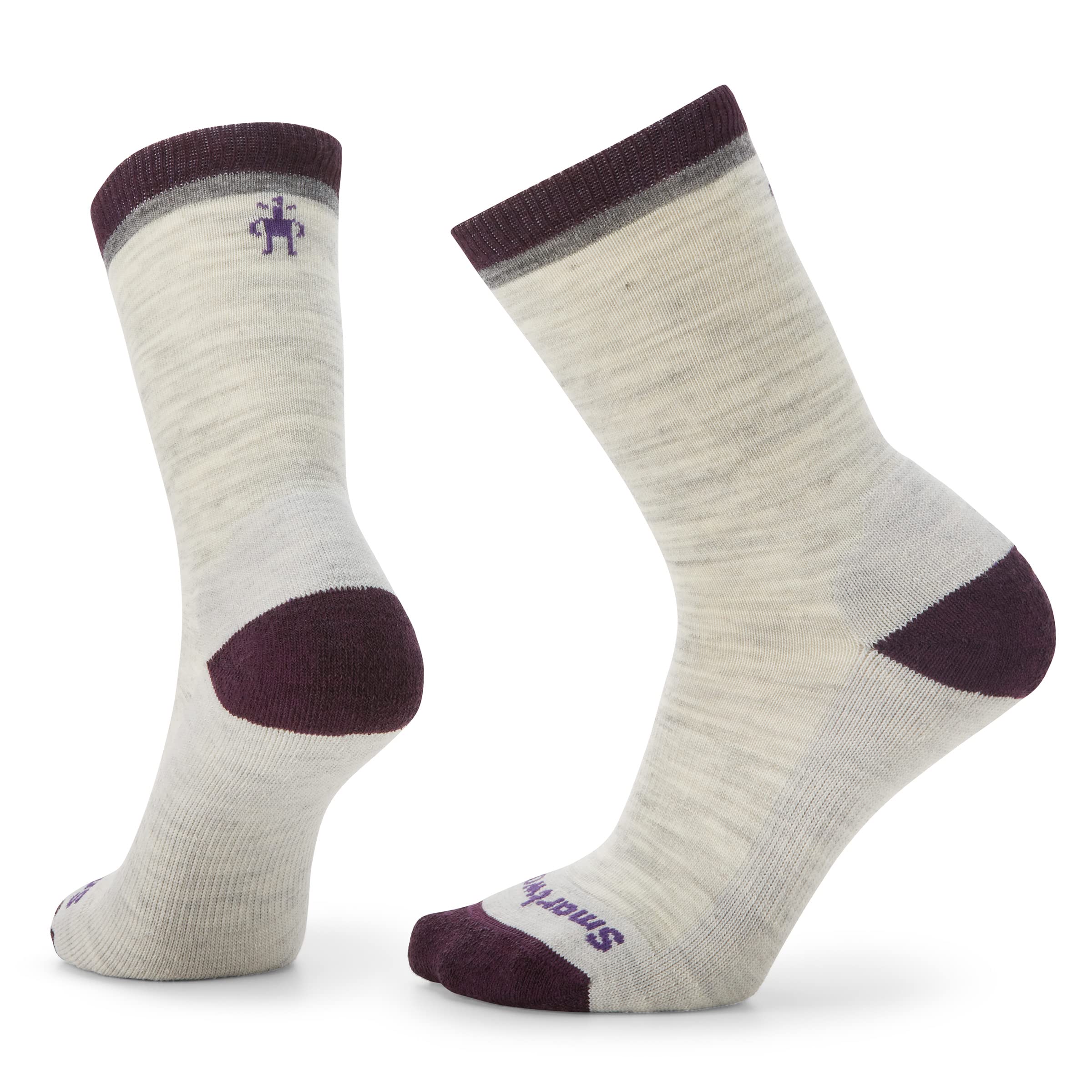 Smartwool Everyday Best Friend Light Cushion Merino Wool Crew Socks For Men and Women, Ash, Medium