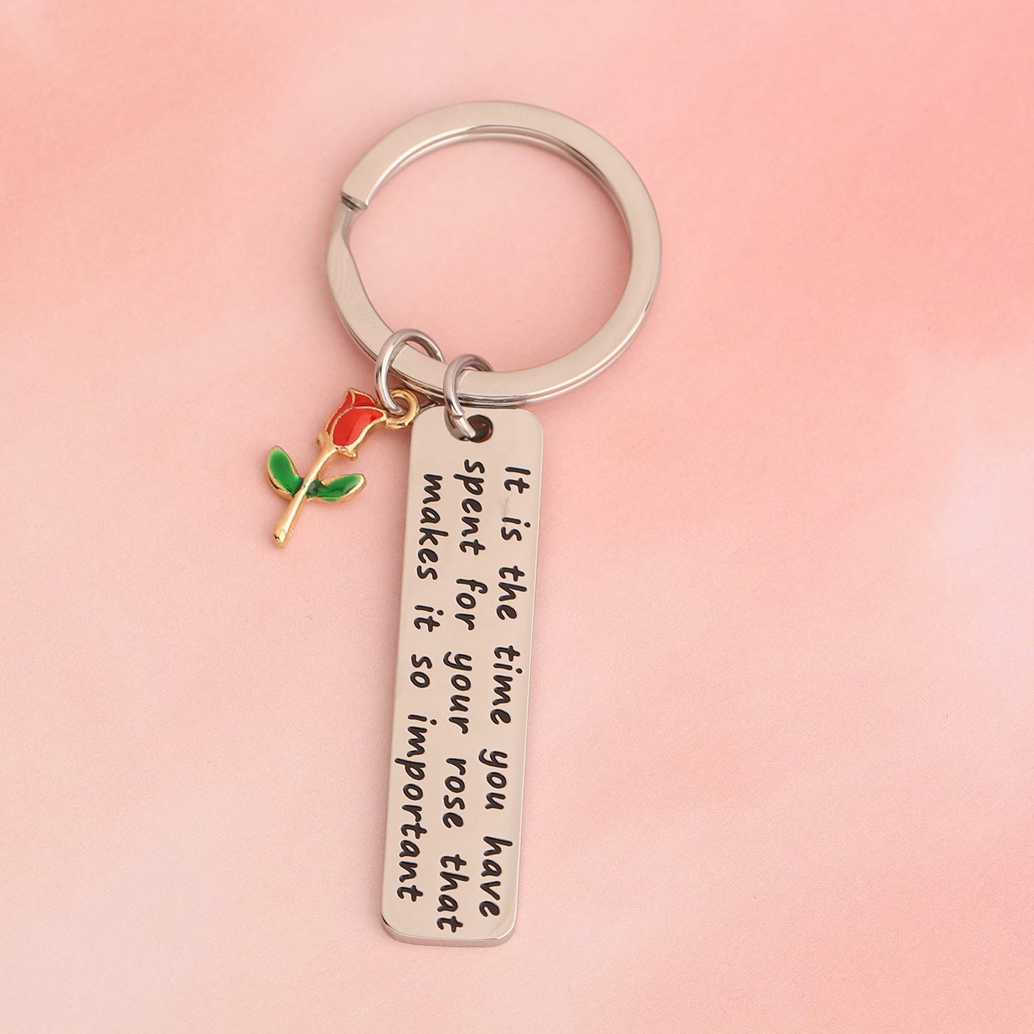 MYOSPARK It Is The Time You Spent On Your Rose That Makes Your Rose (Keychain)