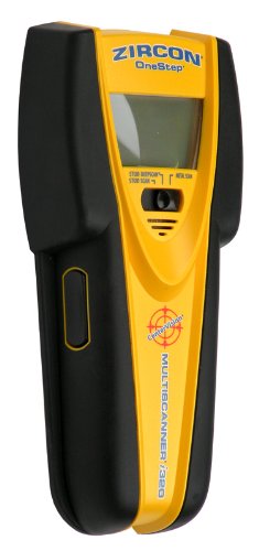 Zircon MultiScanner i320 OneStep Center-Finding Stud Finder with Metal Scanning and DVD How-To Guide