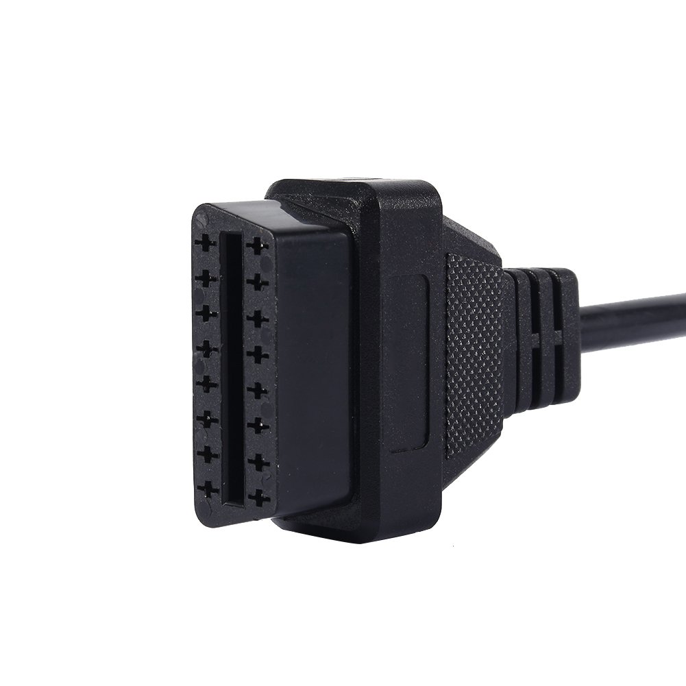 OBD1 12 Pins to OBD2 16 Pins, For GM OBD1 12 Pins to OBD2 16 Pins Diagnostic Tool Connector Adapter Cable OBD1 Diagnostic