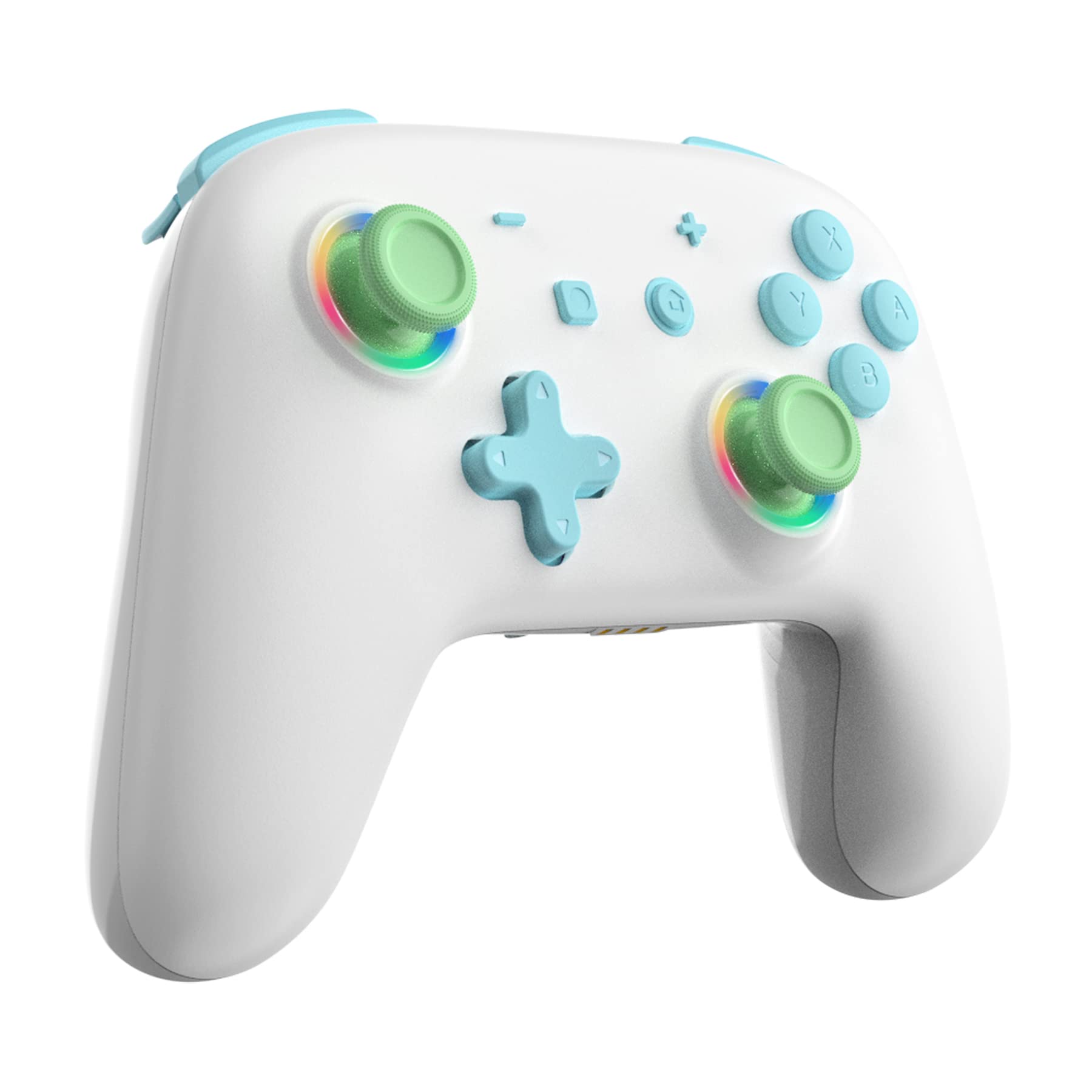 momen Switch Pro Controller, Wireless Switch Controller for Nintendo Switch/Lite/OLED Green Switch Controller Adjustable LED Joystick, Wake-up, Turbo, Dual Vibration & Motion Control