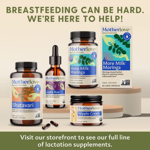 Motherlove Nipple Cream (2 oz) Organic Lanolin-Free Nipple Cream for BreastfeedingâBenefits Nursing & Pumping Moms