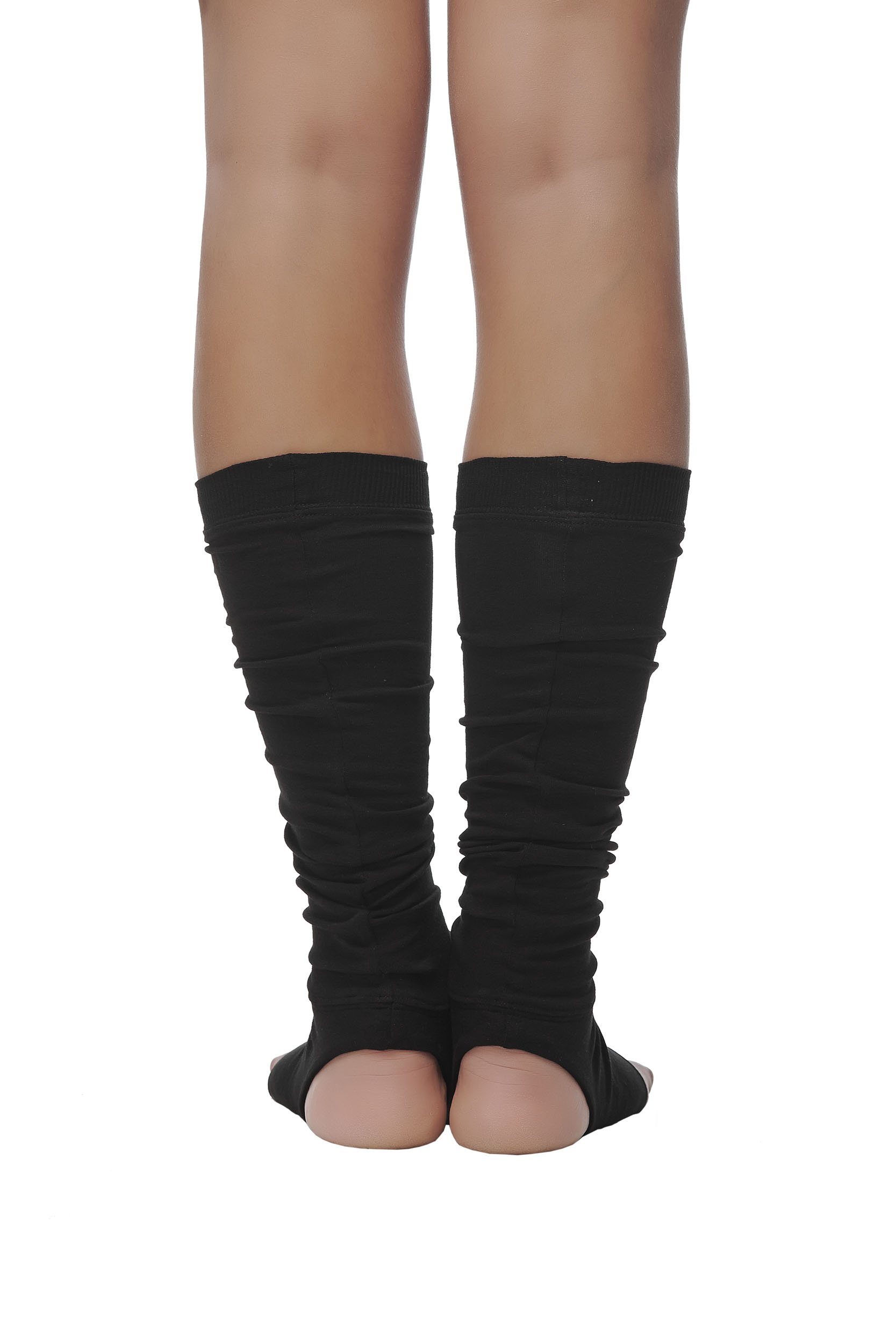 Luxury Leg Warmers, Knee High Open Toe Socks, Ergonomic Yoga Spats