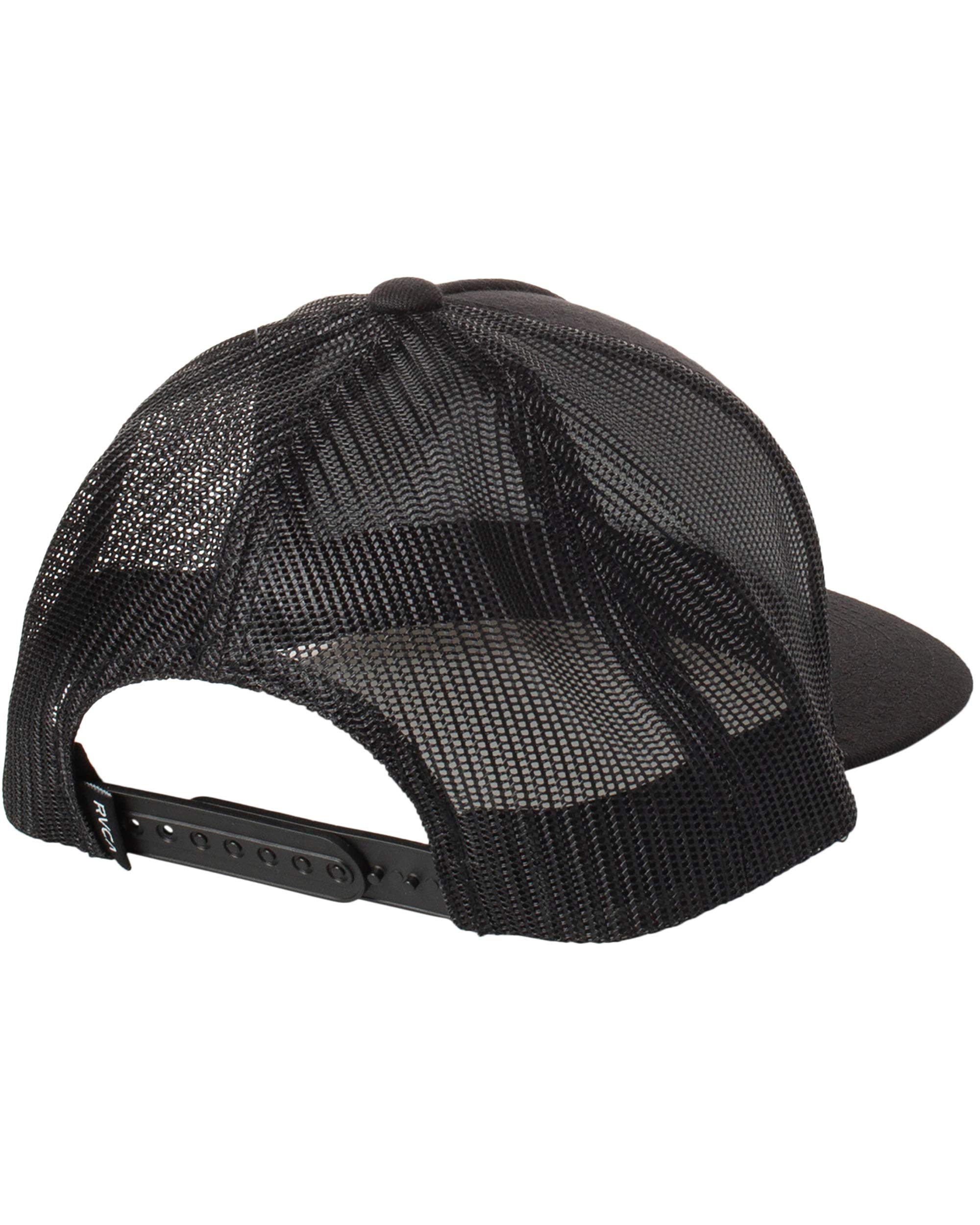 RVCA Men's Adjustable Snapback Brim Hat, Curved Trucker/Sand, One Size