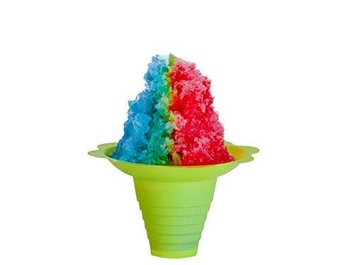 Paragon - Manufactured Fun 4-Ounce SNO-Cone Flower Drip Tray Cups, Multicolor, 100-Cup Case