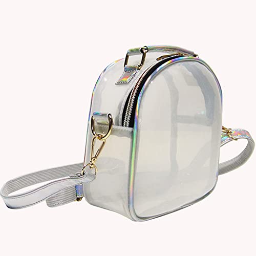 Transparent PVC Messenger Bag Women Mini Jelly Clear Shoulder Phone Bags