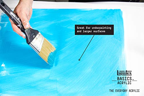 Liquitex BASICS Acrylic Paint, 250ml (8.5-oz) Tube, Primary Blue
